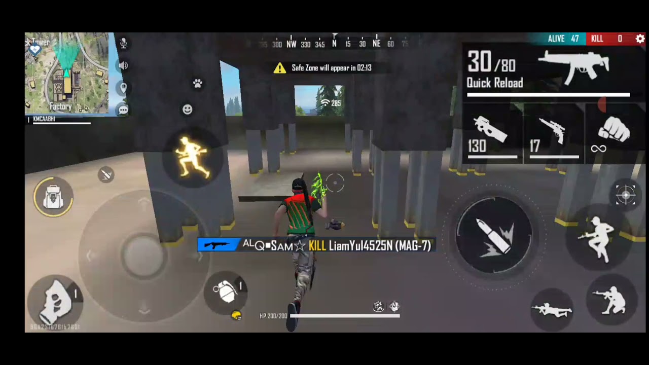 FREE FIRE factory top fight 💪 # freefire #aktok - YouTube