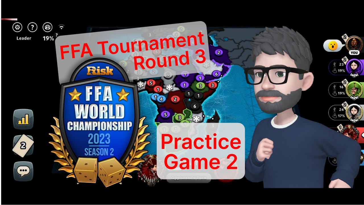 2023 FFA Tournament - Season 2: Round 3 Practice Game 2 - Risk - YouTube