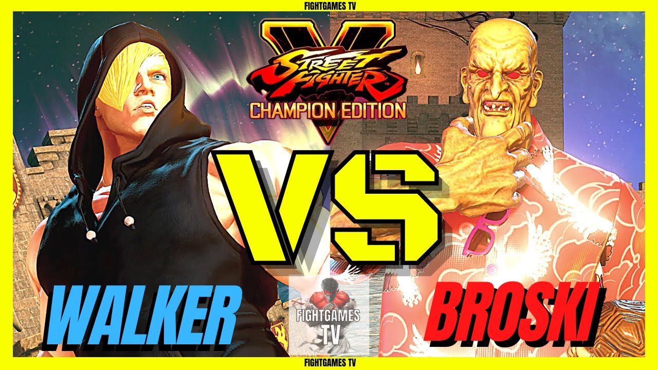 SFV CE BROSKI (ORO) X ENDING WALKER (ED) FIGHTGAMES TV - YouTube