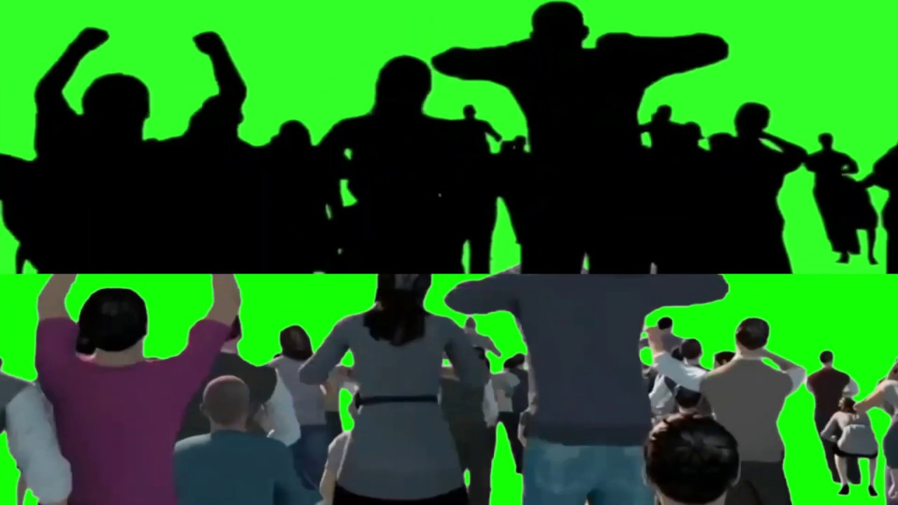 BEST ROYALTY FREE GREEN SCREEN CROWD CHEERING VIDEO 4K NON COPYRIGHT ...