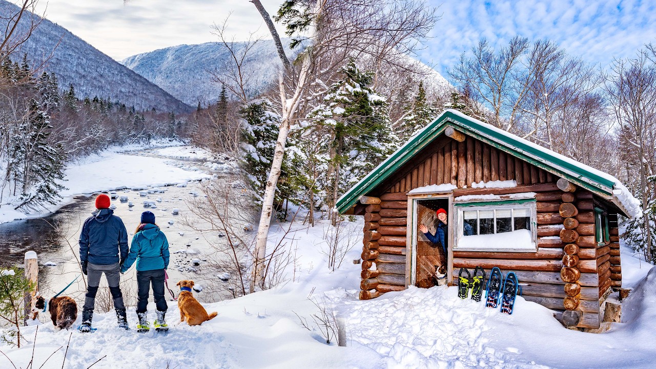 Lunch at a remote cabin - YouTube