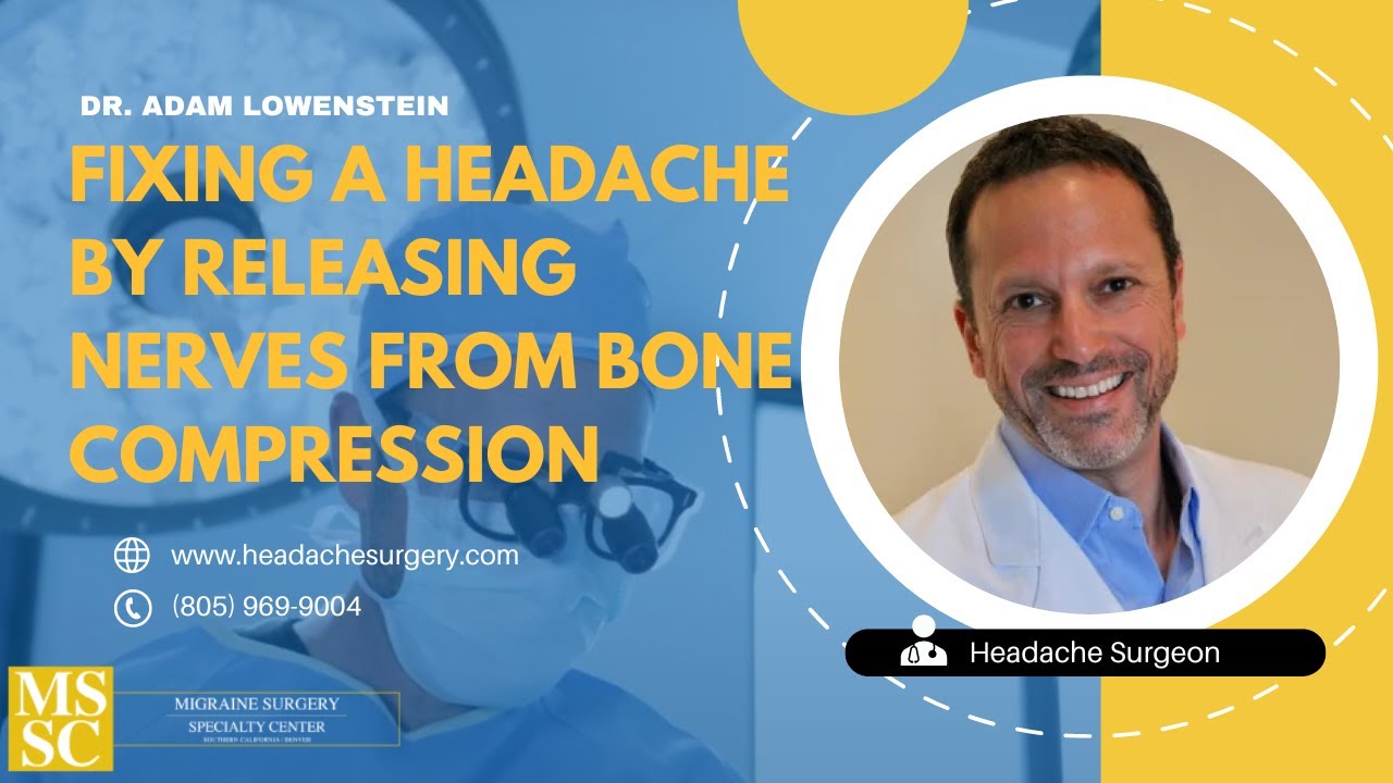 Fixing a headache by releasing nerves from bone compression | Migraine ...