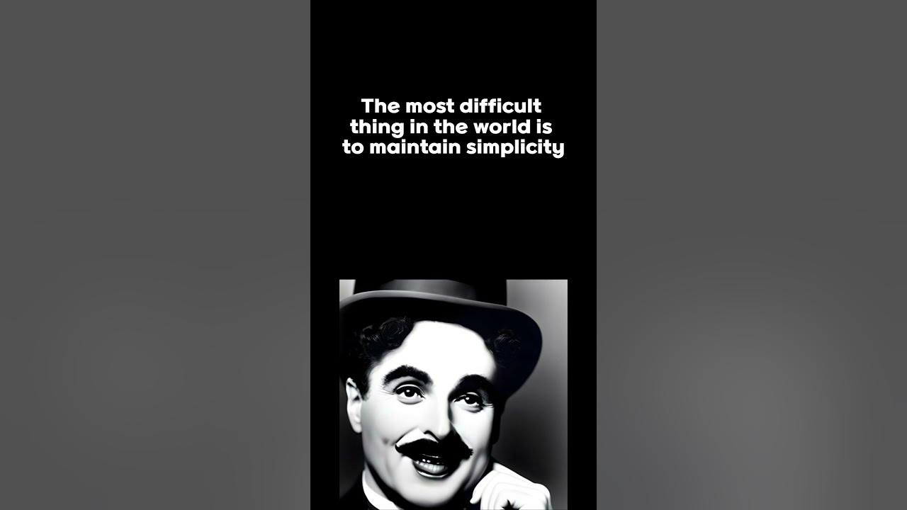 찰리 채플린 명언 5가지 2 Charles Chaplin Quotes Youtube