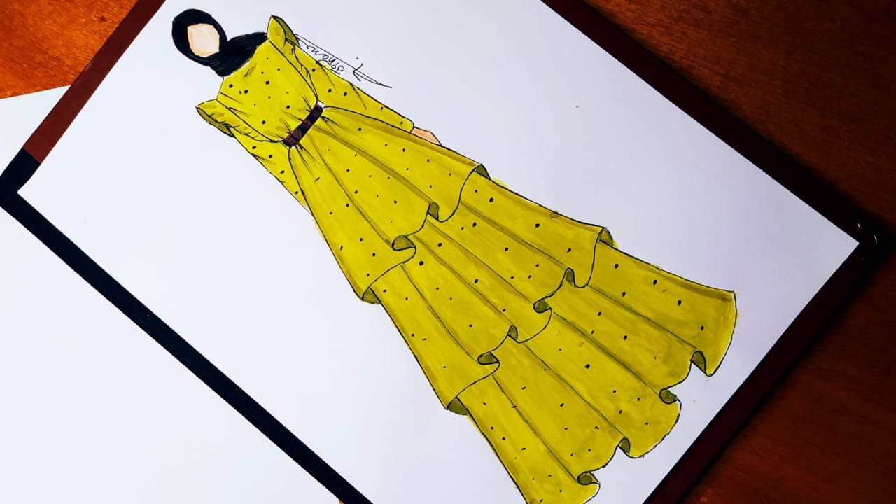 Comment Dessiner Une Robe/ How To Draw A Dress | atelier-yuwa.ciao.jp
