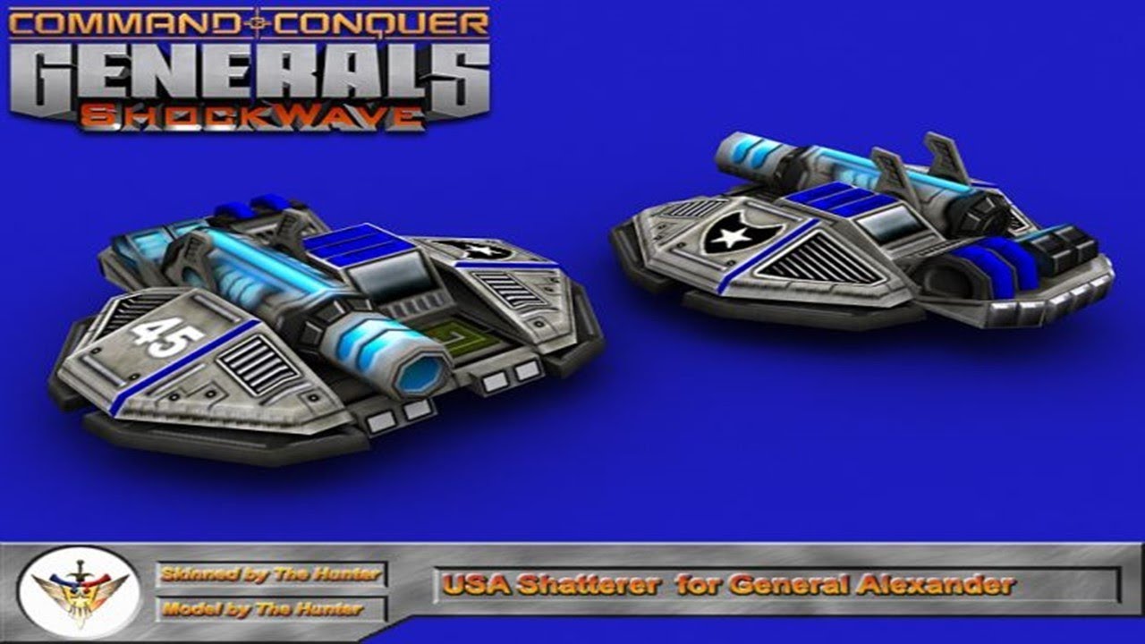 Shockwave Mod / USA Super Weapons General /Hover tanks And Robots - YouTube