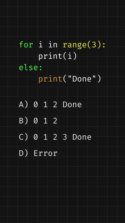 What's the output of this #pythoncode ? #python - YouTube