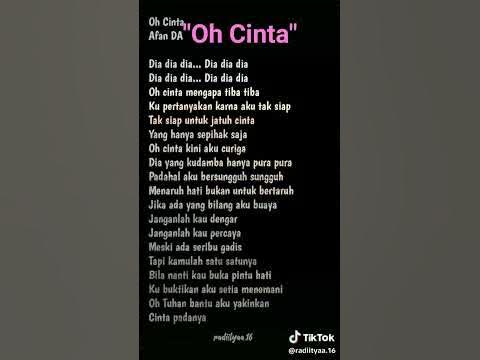 "oh cinta" Afan da5 #afanda5 #magic5 - YouTube