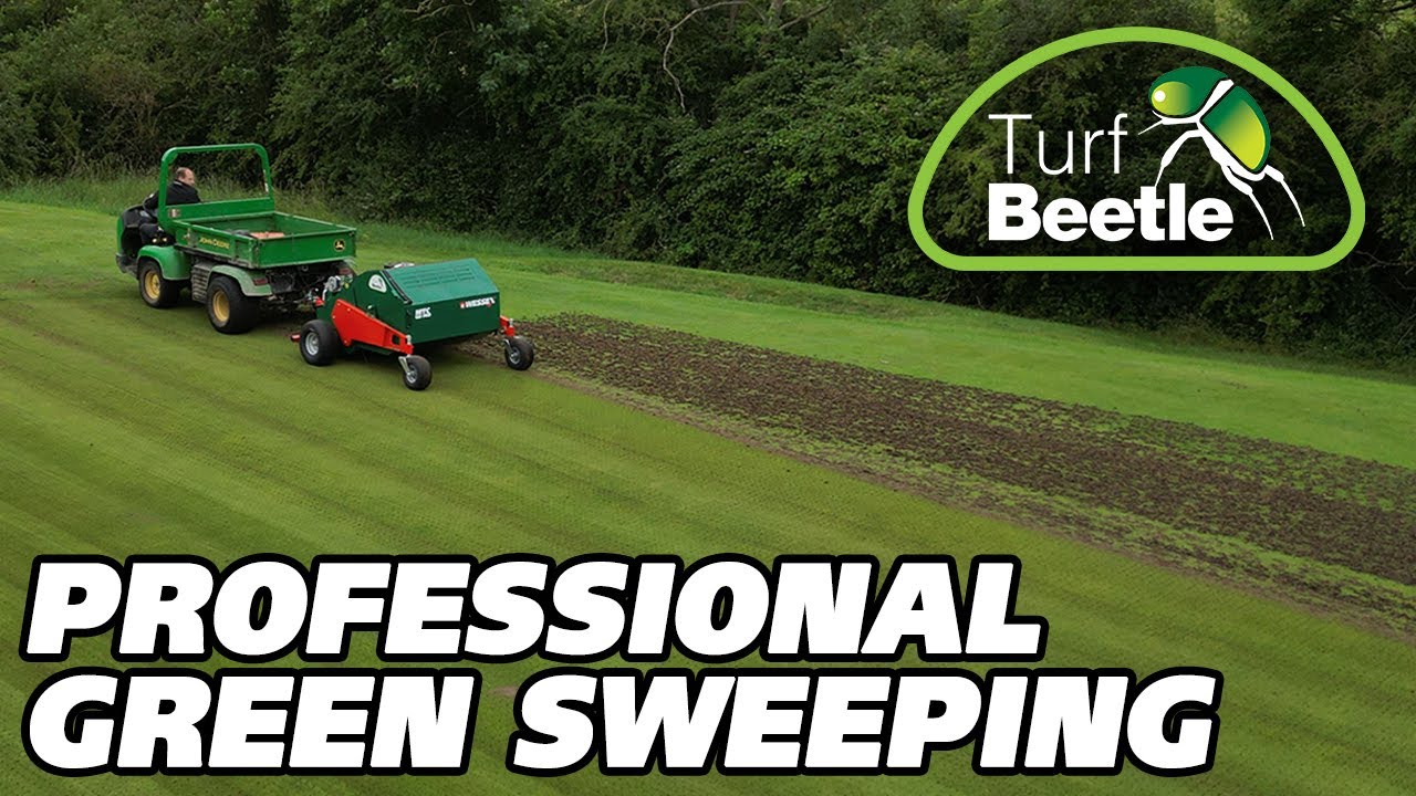 Turf Beetle Pro Sweeper: Revolutionizing Golf Course Care - YouTube