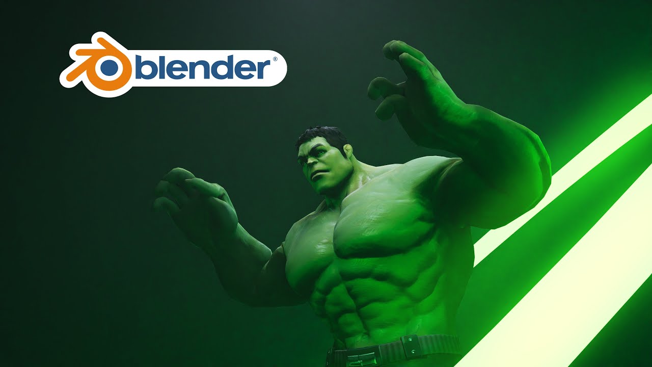 How to create "HULK" Chicken Dance Animation Blender | Blender Tutorial ...