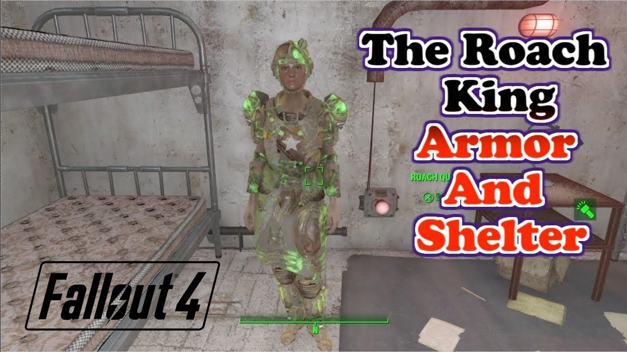 [PS4版fallout4]フォールアウト4 Mod The Roach King Armor And Shelter - YouTube
