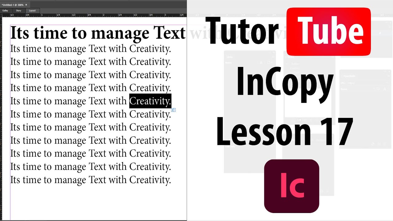 Adobe InCopy Tutorial - Lesson 17 - Find and Change Text - YouTube
