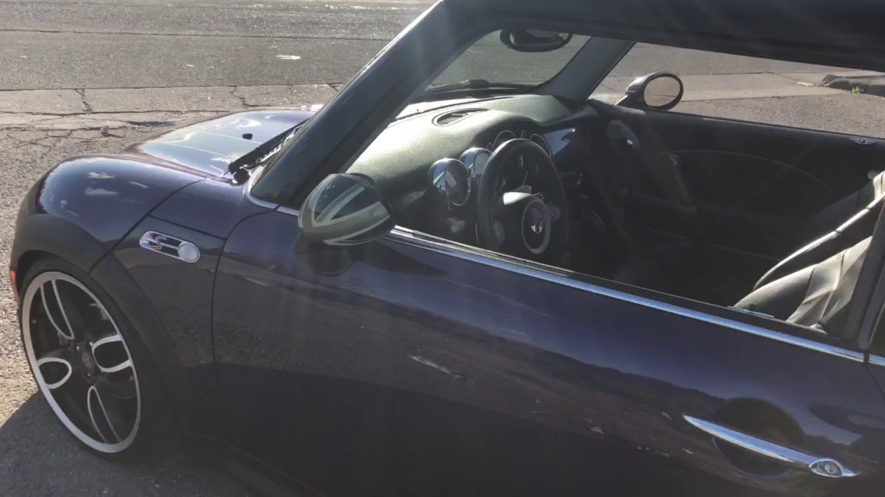 05 R53 Mini Cooper S lowered on Manzo springs - YouTube