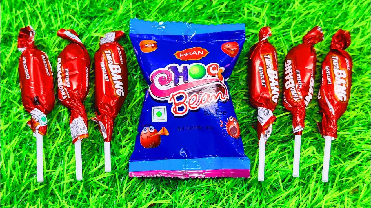 Blue Candy Packet & Red Colour Lollipop Unpacking ASMR Videos - YouTube