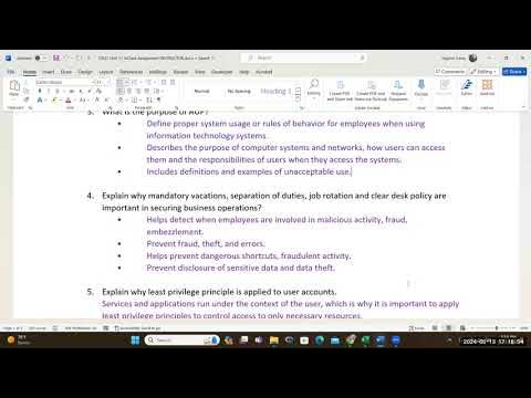 CIS27 Unit 11 Lecture: Policies, Incident Response Plan and System Forensics - YouTube