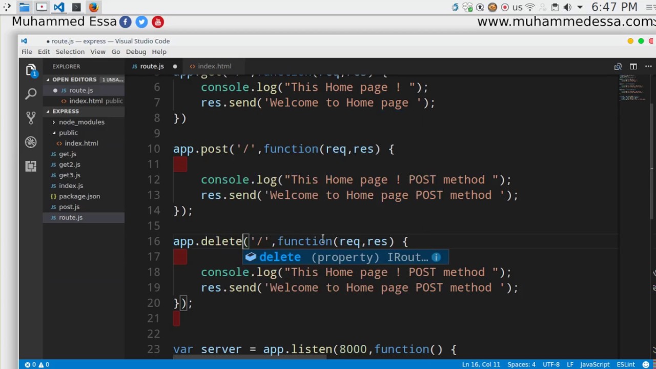7 Expressjs Route Single Page App Youtube
