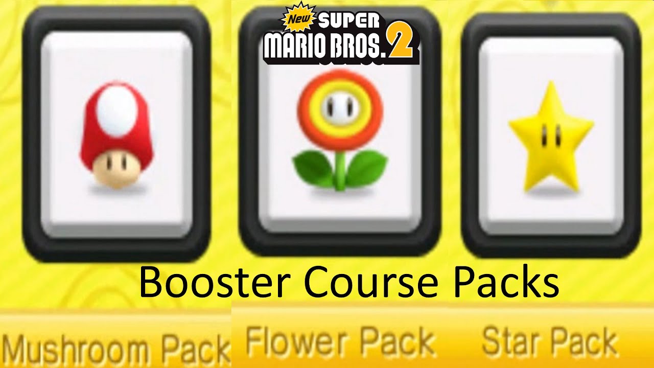 New super mario bros 2 booster course packs - YouTube