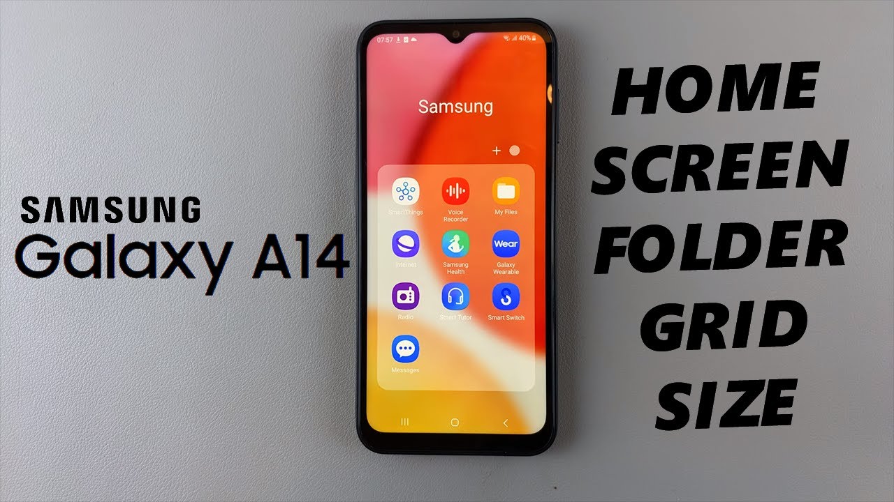 How To Change Grid Size Of Home Screen Folder On Samsung Galaxy A14 how-to-change-grid-size-of-home-screen-folder-on-samsung-galaxy-a14