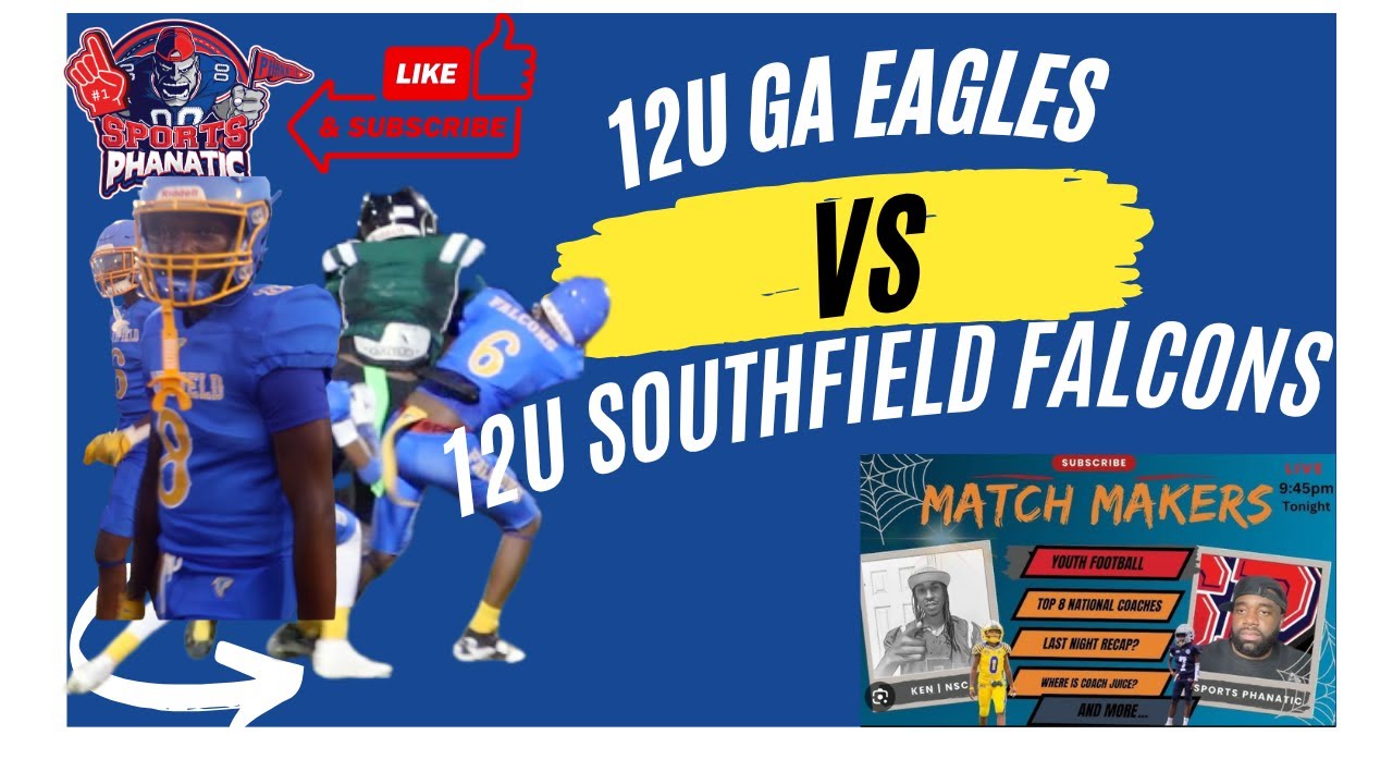 12U Ga Eagles vs 12U Southfield Falcons - YouTube