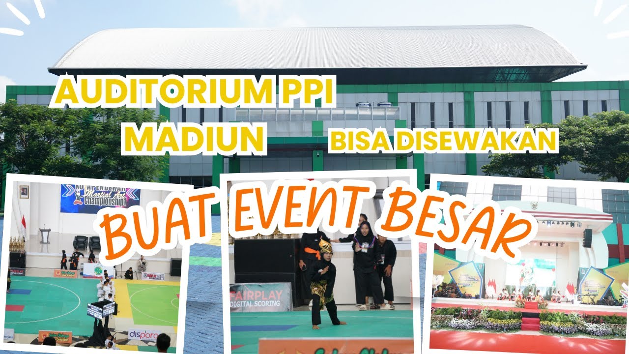 Auditorium PPI Madiun Bisa Di sewakan Buat Event Besar - YouTube