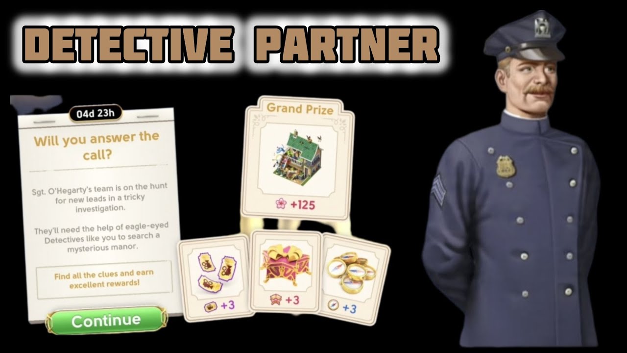 June's Journey Detective Partner Scene 1 Prepare | New Event | 8 ...