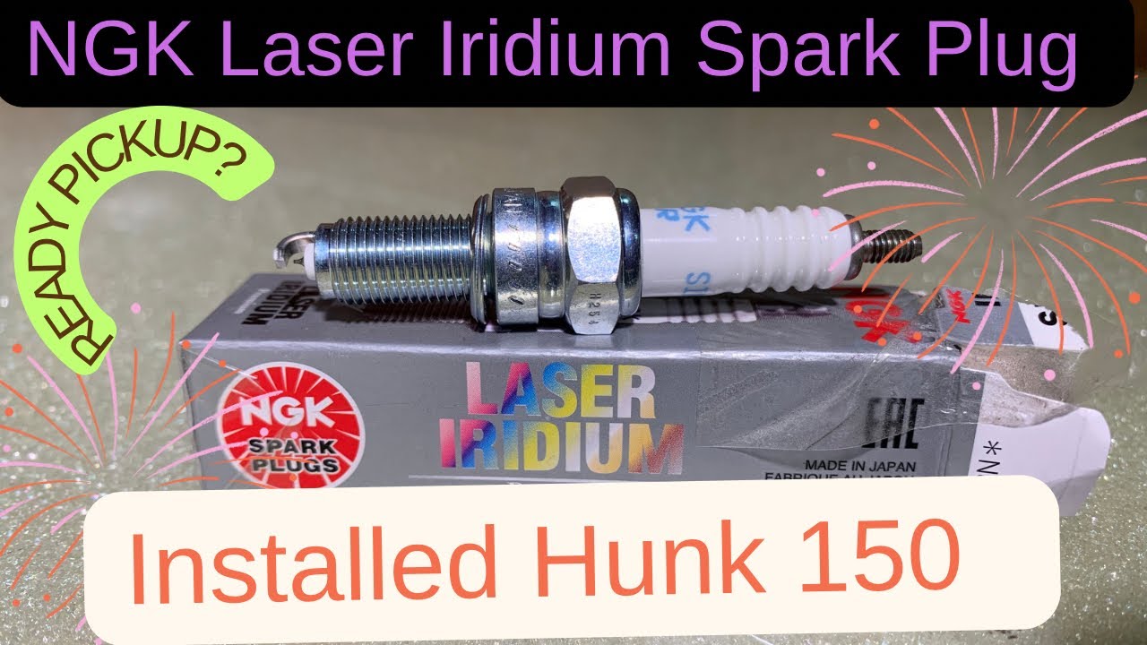 NGK Laser Iridium Spark Plug Installed | SIMR8A9 ||Ready Pickup Miles ...