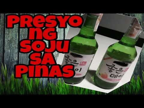 Presyo ng Soju sa Pinas