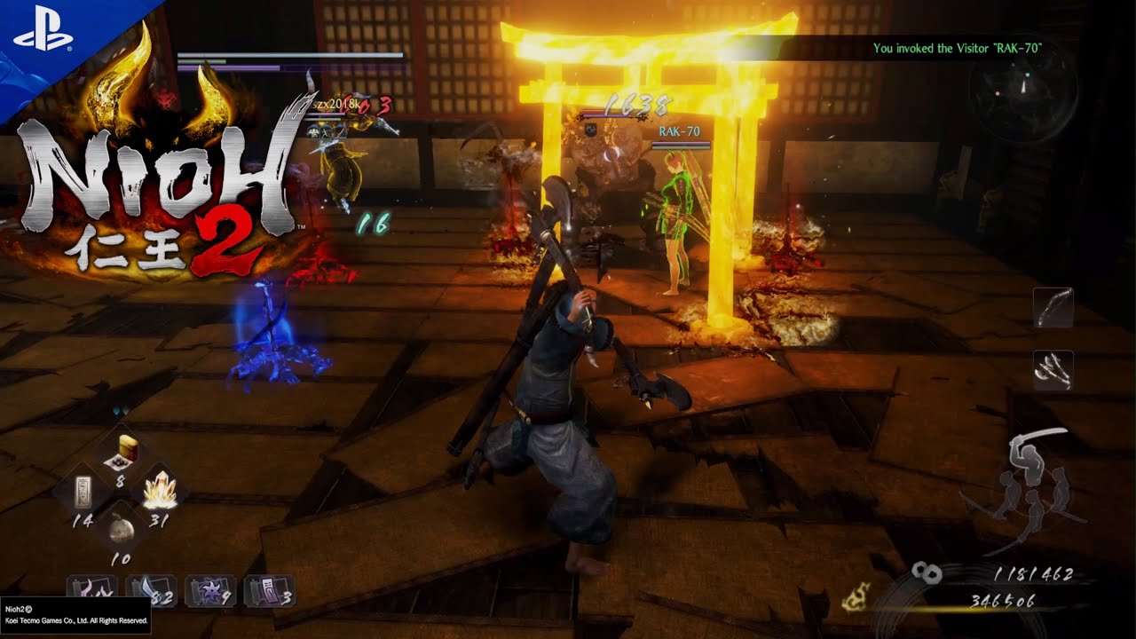 Nioh 2 Remastered : Multiplayer Co-op Gameplay (1080p60FPS) :PS5 IN ...