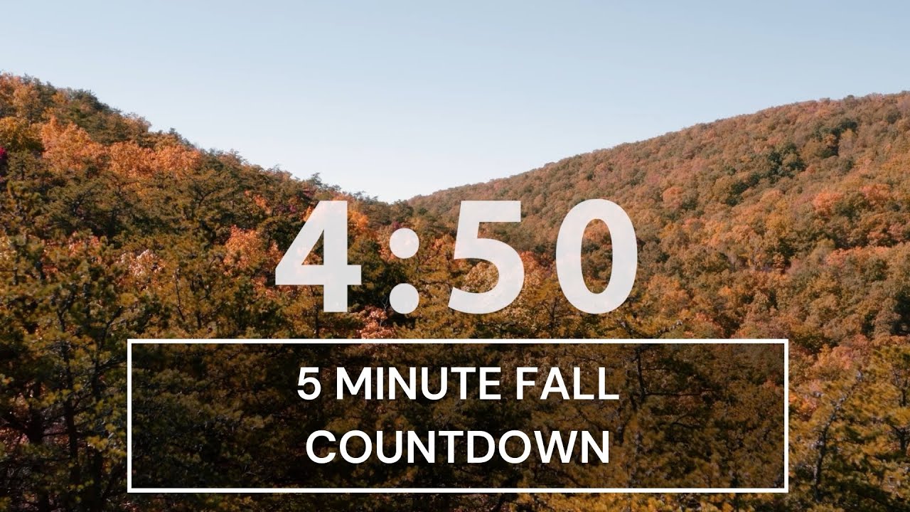 5-Minute Countdown Timer - Cozy Fall Vibes - YouTube