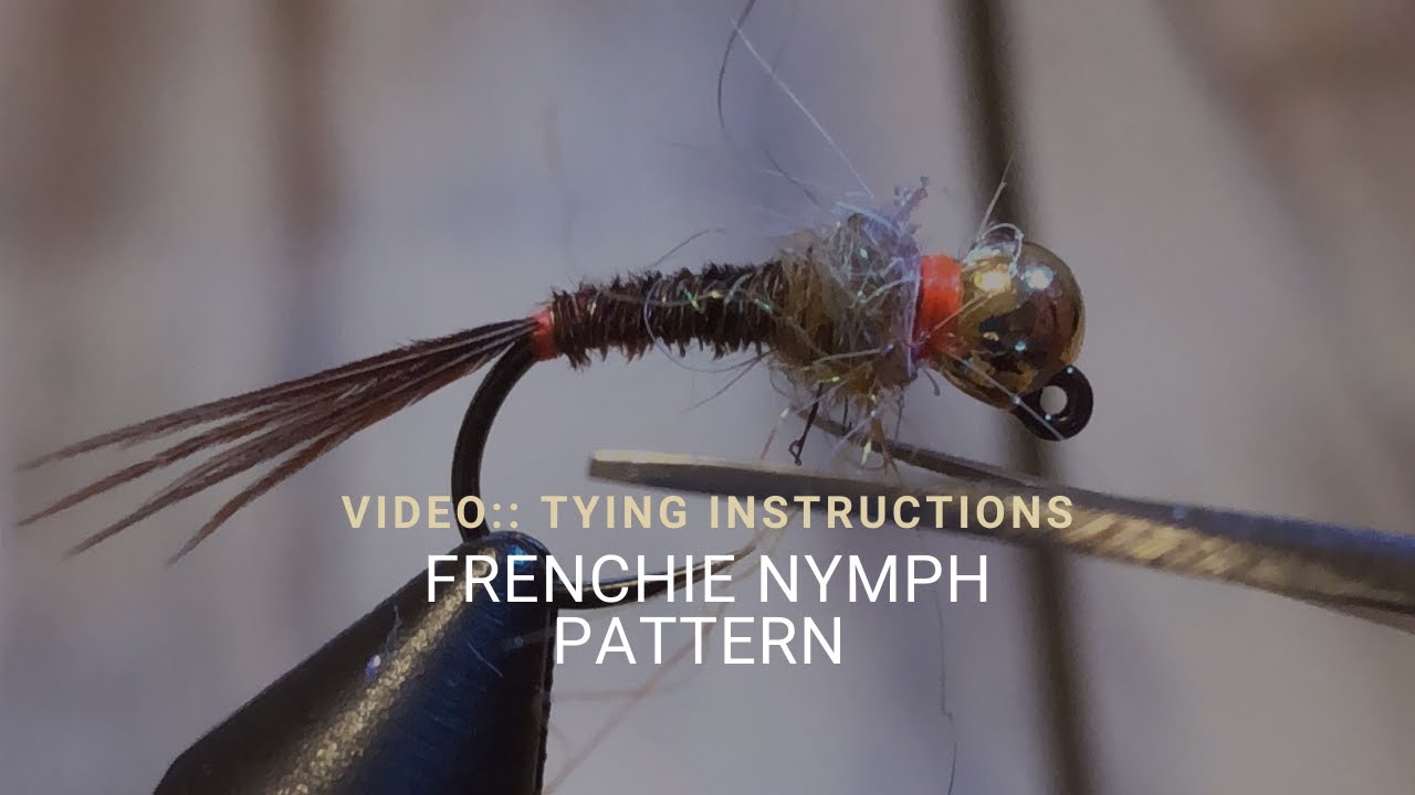 How to Instructions for the Frenchie Nymph Pattern - YouTube