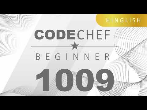 Code Chef Streak - Code Chef Problem - Rating 1009 - Editorial - Hindi | English - YouTube