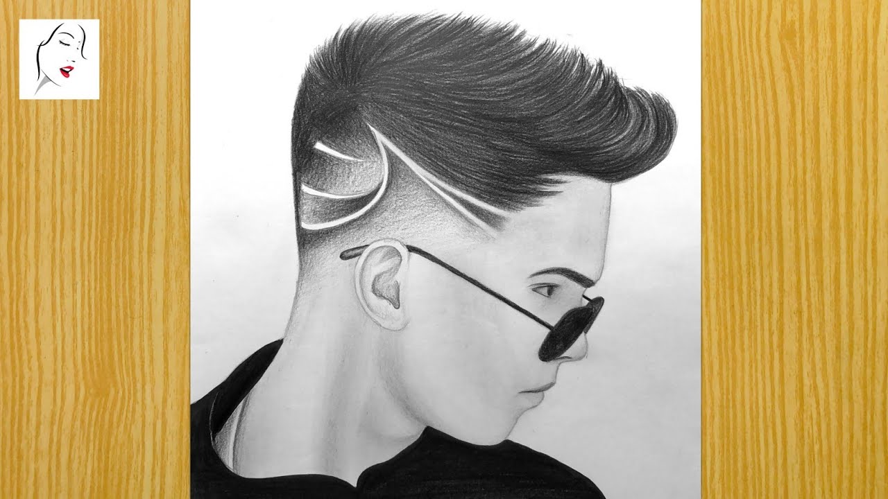 How to draw a handsome boy with glasses | How to draw a boy | Drawing ...