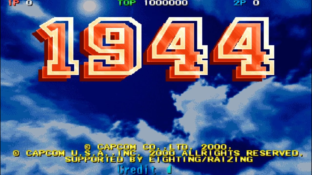 1944 arcade classic shooter game action - YouTube