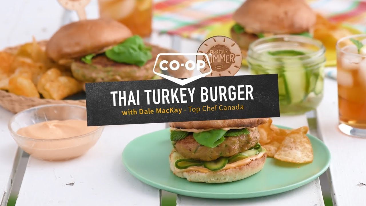 How to Make a Thai Turkey Burger with Chef Dale MacKay | Recipe - YouTube
