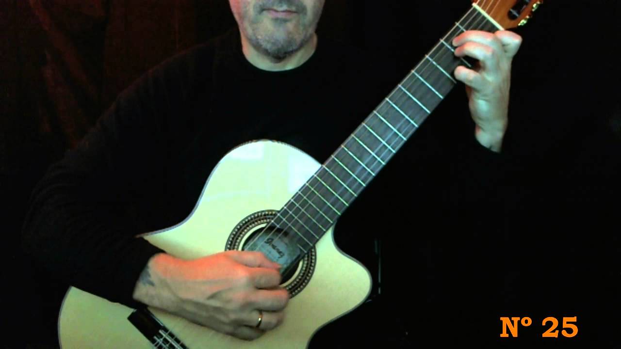 Giuliani 120 Right Hand Studies Nº25 - YouTube