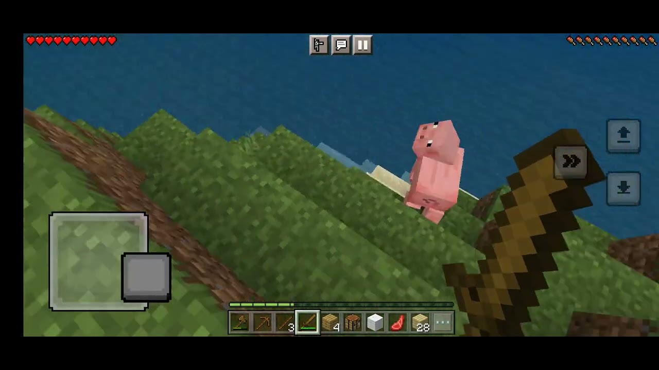 (frist time playing minecraft) MINECRAFT game play part 1 - YouTube