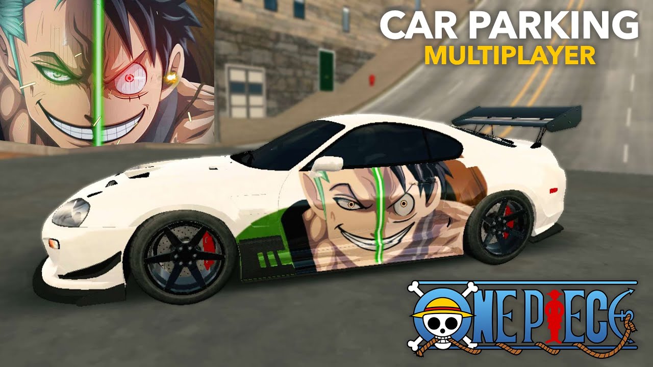 Car Parking Multiplayer - Toyota Supra Mk4 Livery Anime Design Luffy ...