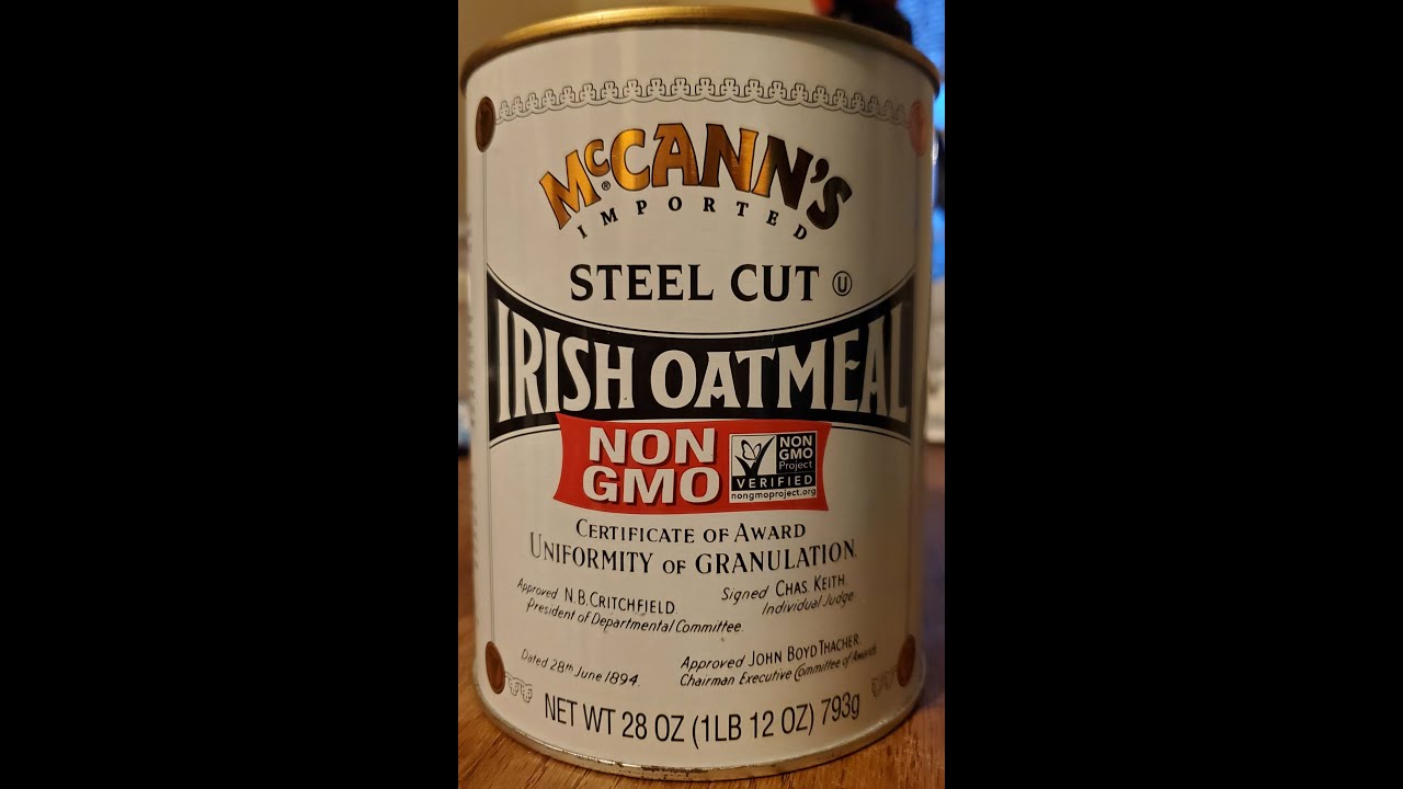 McCann's Imported Steel-Cut Non-GMO Irish Oatmeal Review - YouTube