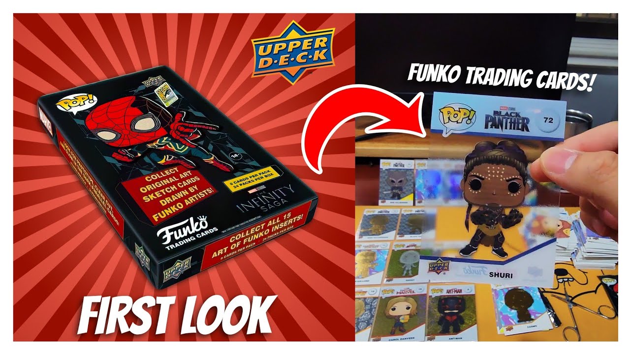 First Look Funko Pop Cards! - YouTube
