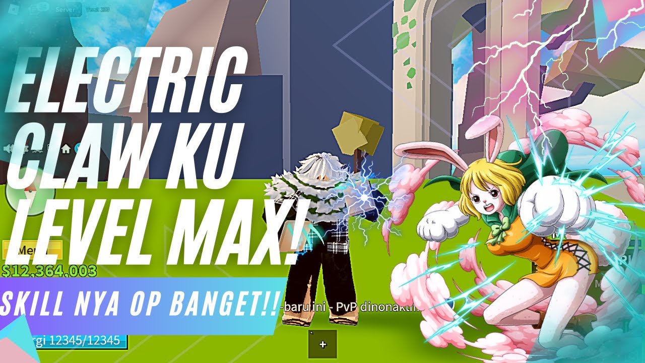 SHOWCASE SKILL ELECTRIC CLAW V2!! BLOX FRUITS [Roblox indonesia] - YouTube