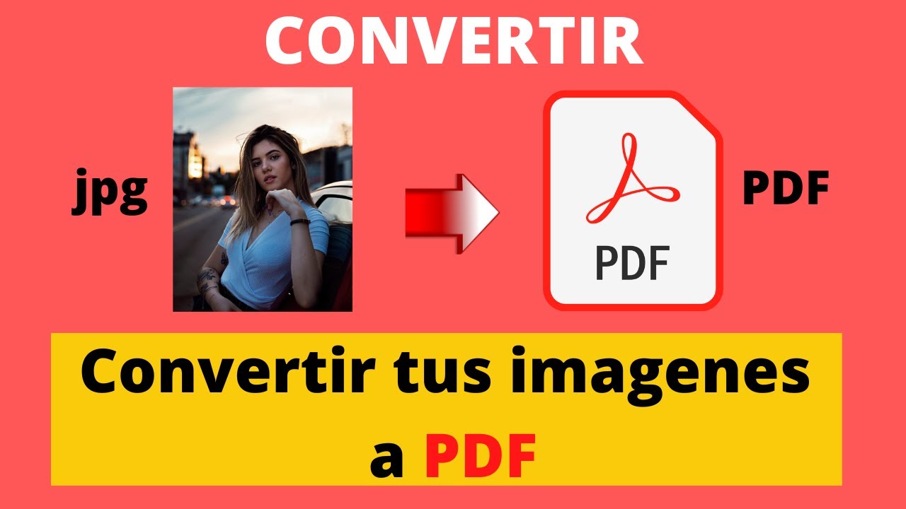 como CONVERTIR una IMAGEN o FOTO a PDF - YouTube
