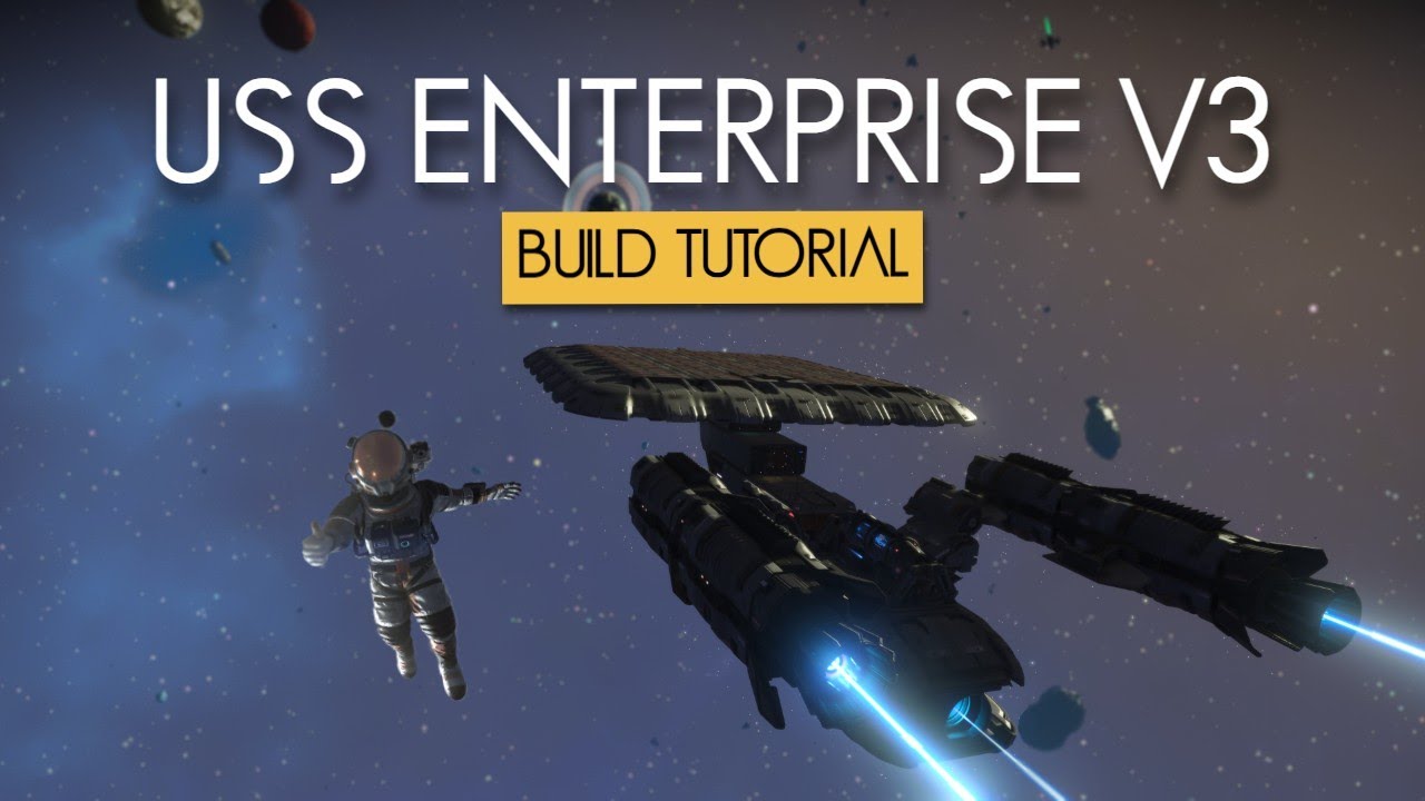 No Man's Sky Voyagers | NMS (USS) Enterprise V3 Build Tutorial - YouTube