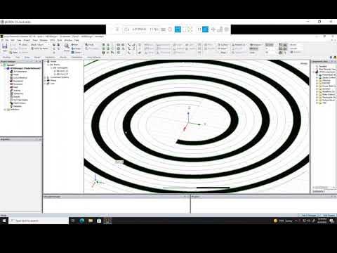 Archimedean Spiral Antenna Design Tutorial: Part 2 - HFSS - YouTube