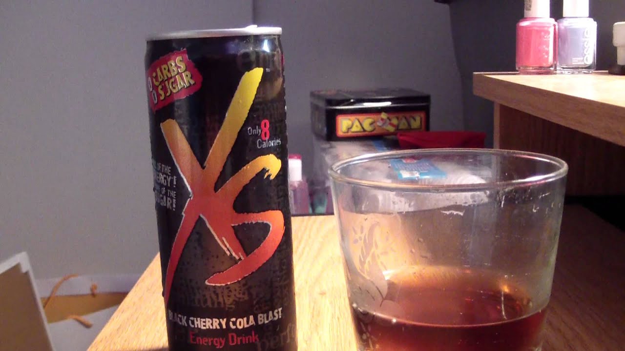 TPX Reviews - "XS Energy Drink (Black Cherry Cola Blast)" - YouTube