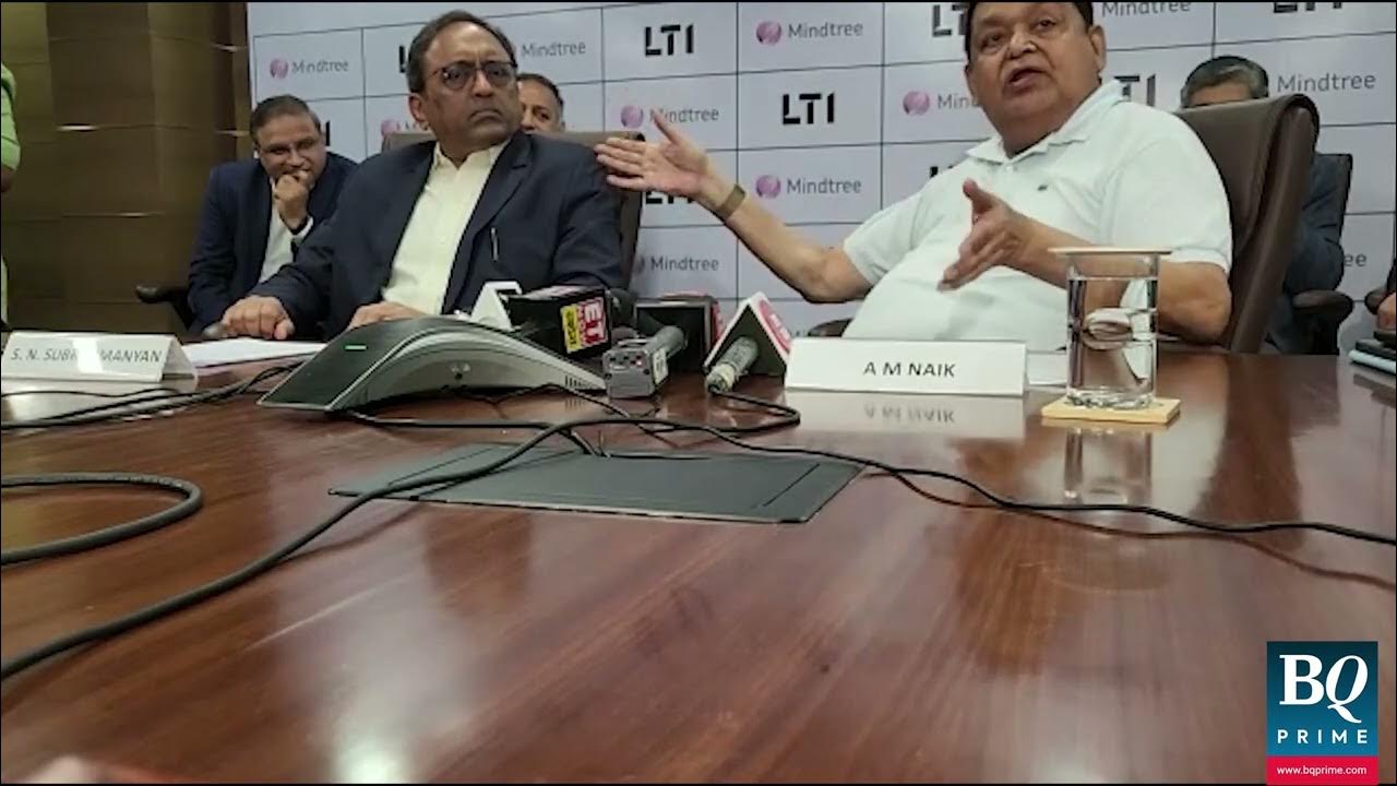 L&T Group Chairman AM Naik On Merger With Mindtree - YouTube