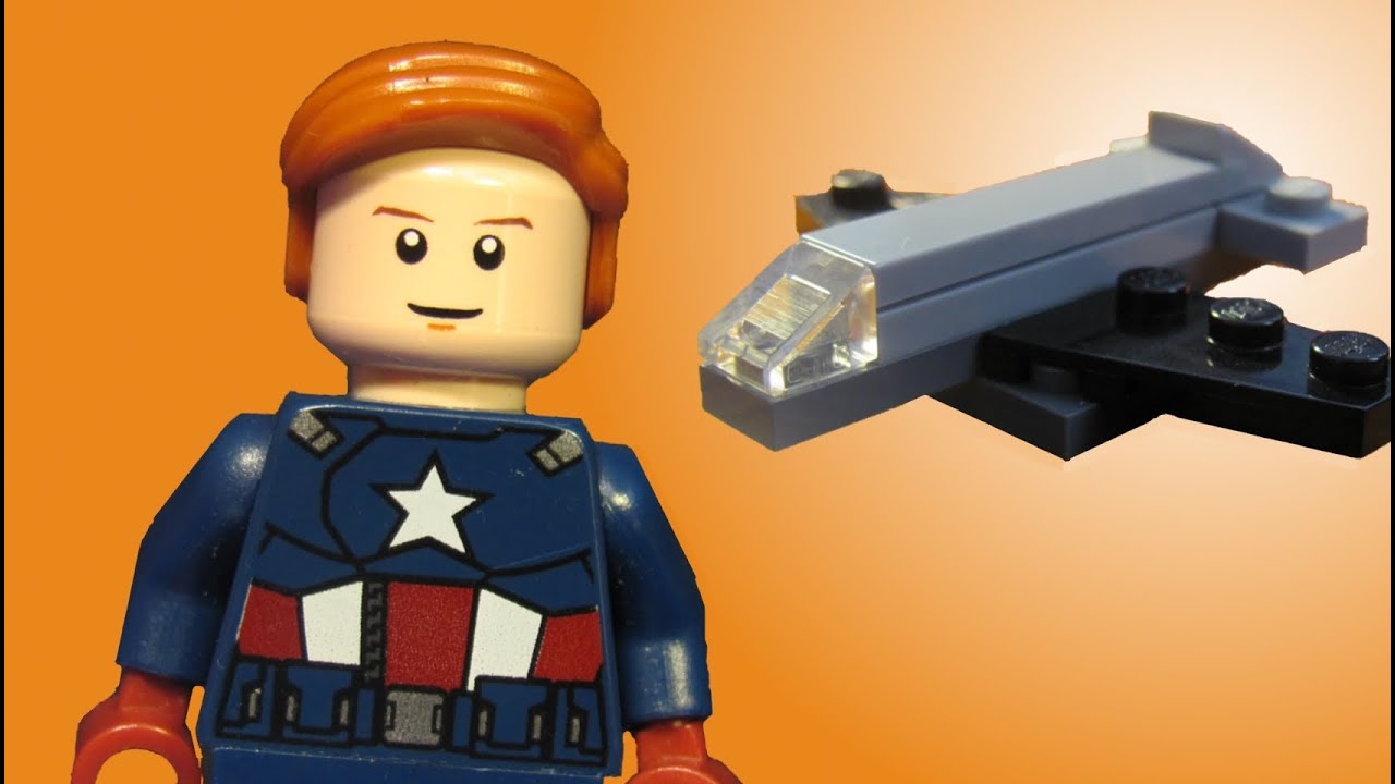 Lego Captain America- Crash Landing - YouTube