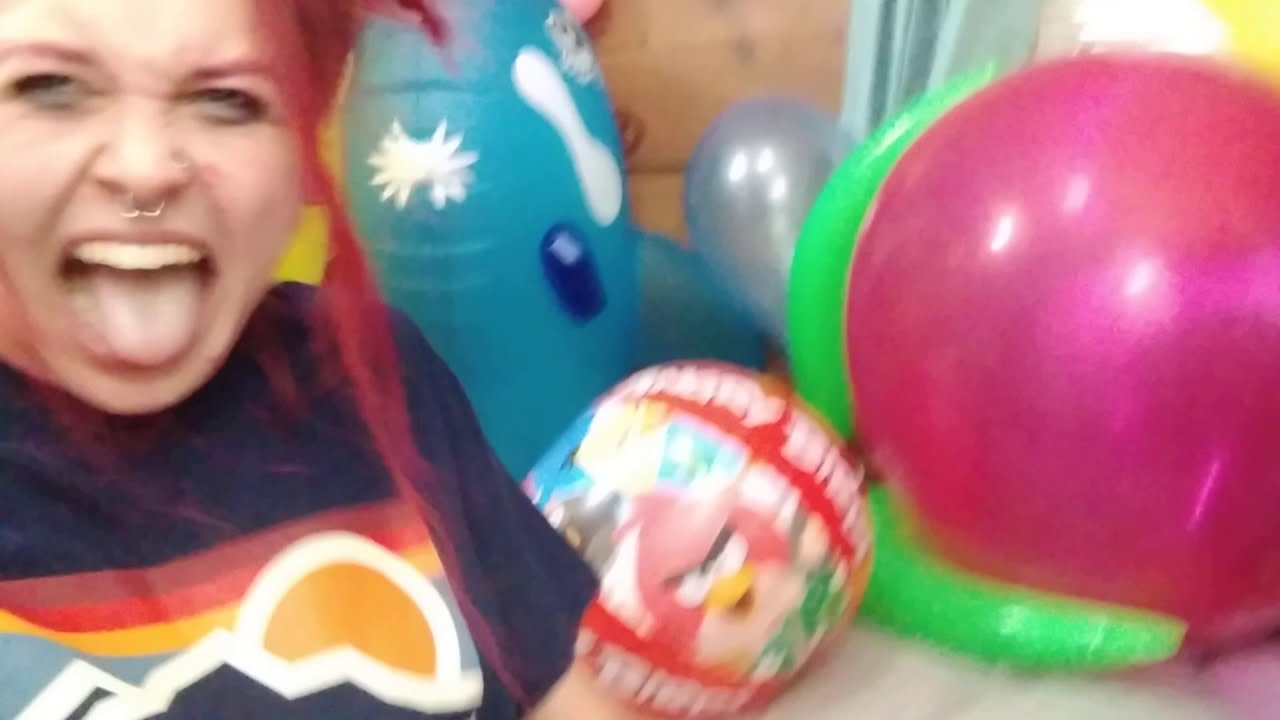 Looner Girl Balloon Blooper Sit To Pop Gone Wrong With More S2P Sitting ...