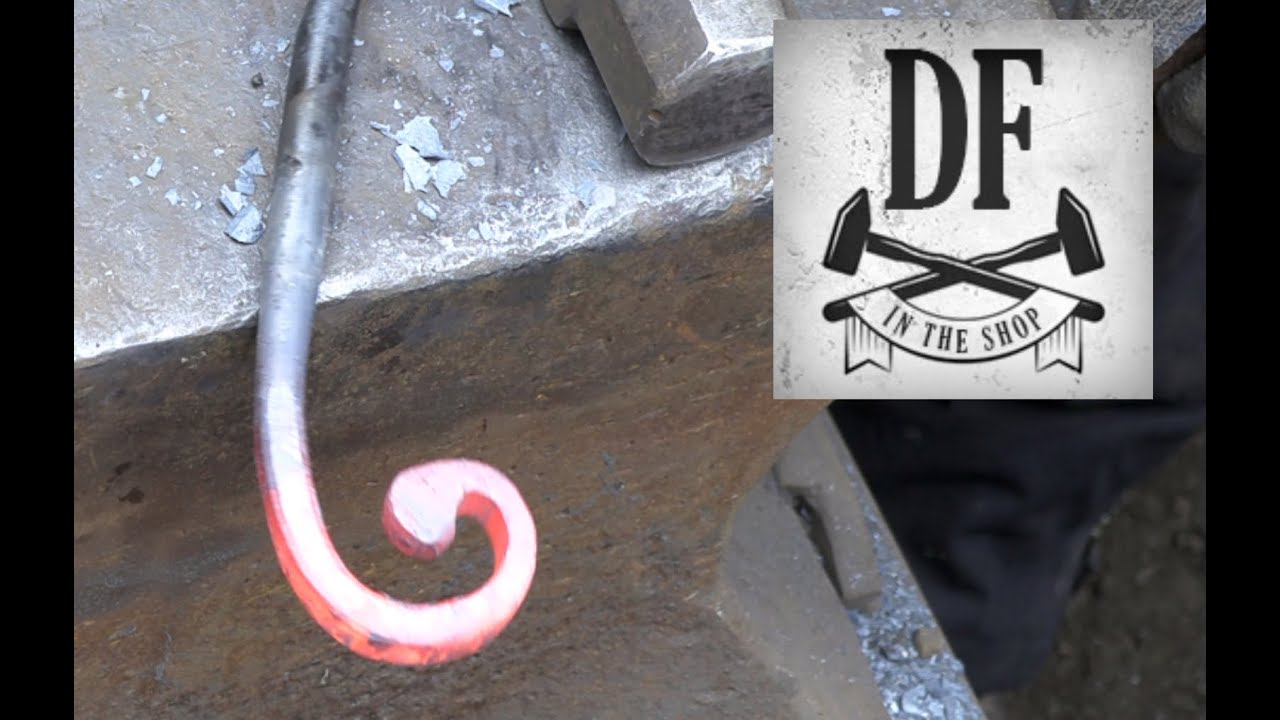 Blacksmithing Project A Basic Door Bolt - YouTube