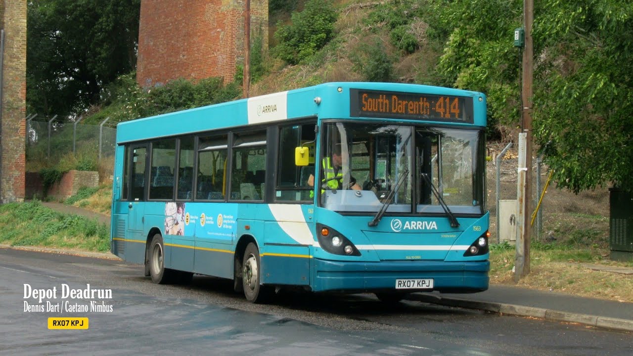 (Legendary Dart) RX07 KPJ | Arriva Kent T'side | Dennis Dart / Caetano ...