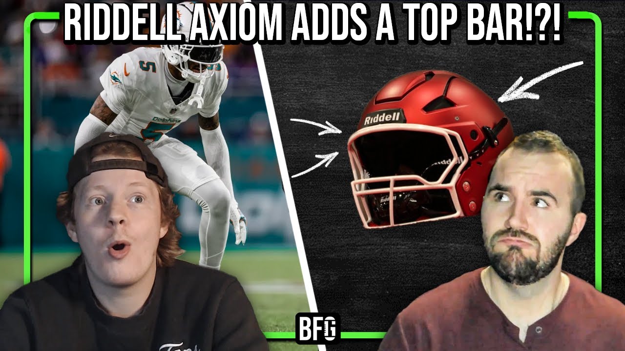 Riddell Axiom Adds a Top Bar!?! //BigFootballGuys #17 - YouTube