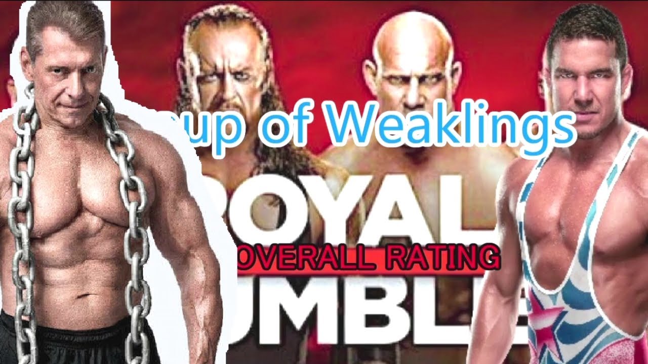 WWE 2K19 | 30-man Royal Rumble | 12 -Group of Weaklings -(Low Overall ...